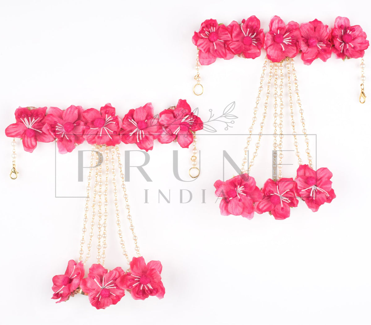 Buy Standard Haath Phool Online | Elegant Floral Jewelry– PRUNE INDIA